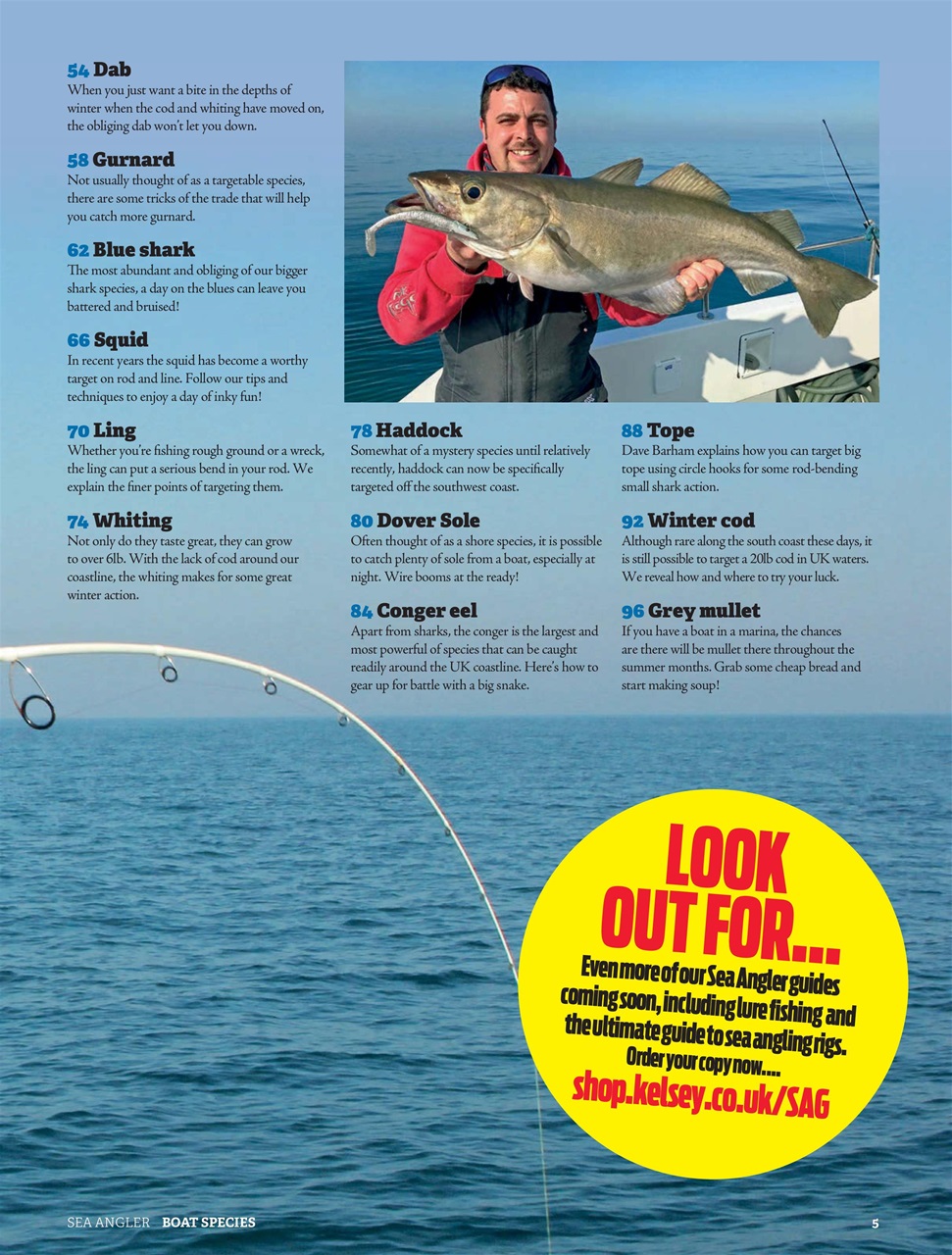 Sea Angler Guides Magazine - #5 Boat Species Back Issue