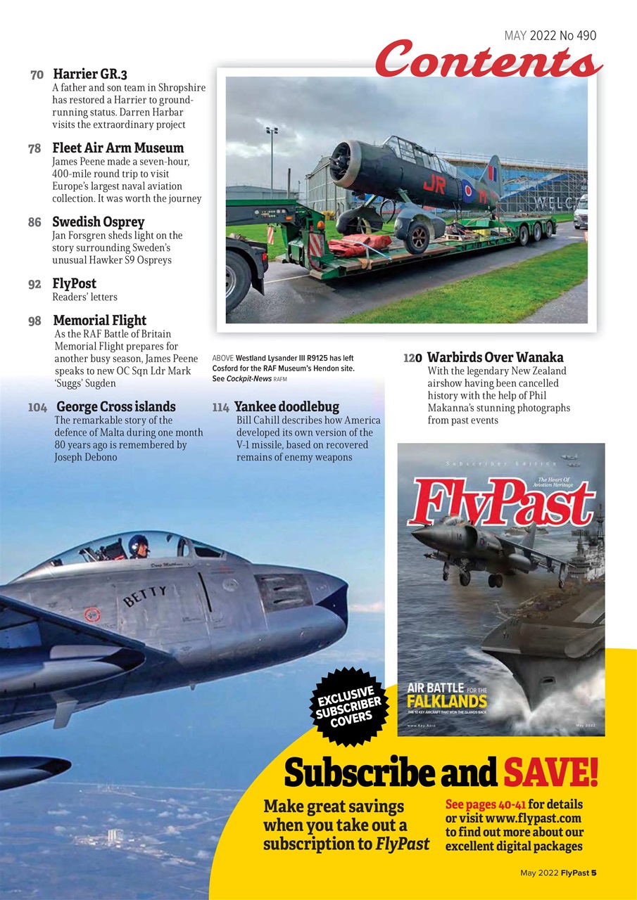 FlyPast Magazine - May 2022 Subscriptions | Pocketmags