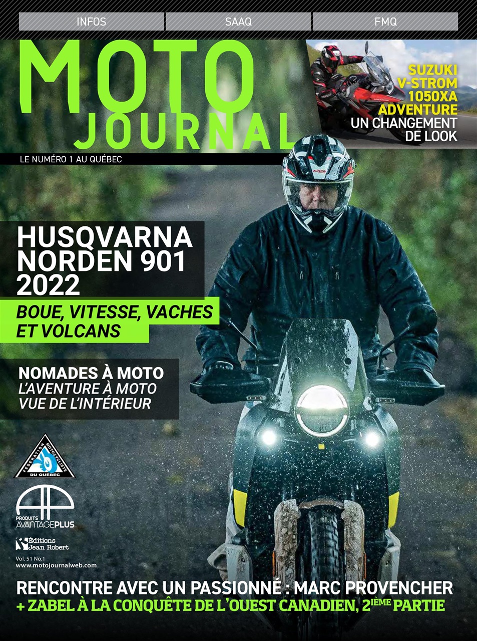Moto Journal Magazine - Vol. 51 No. 1 Back Issue