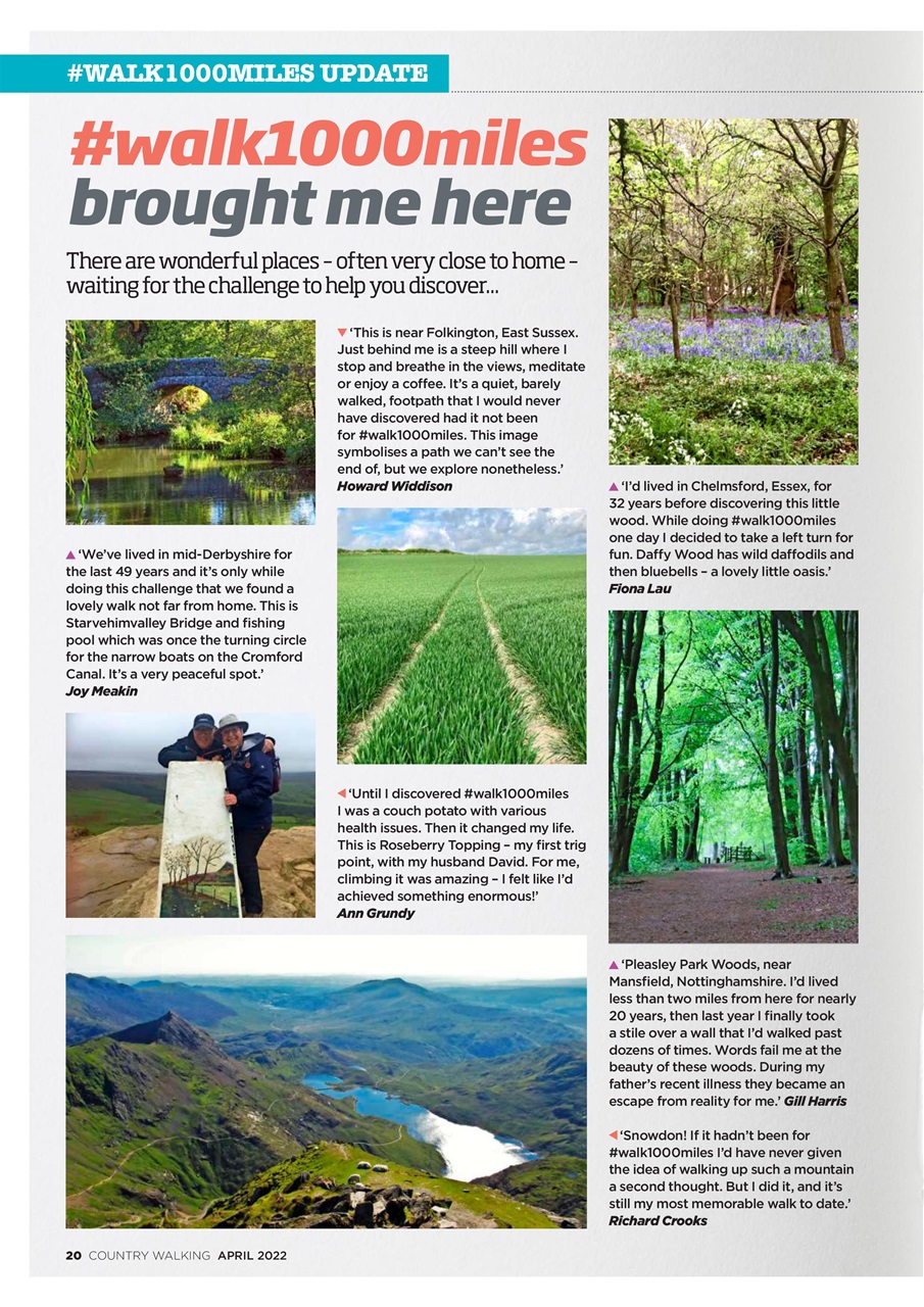 Country Walking Magazine - Apr-22 Subscriptions | Pocketmags
