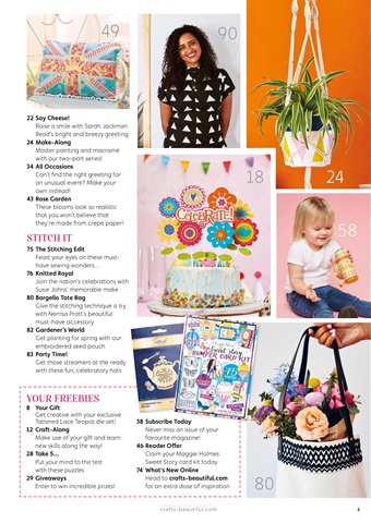 Crafts Beautiful Magazine - Apr-22 Subscriptions | Pocketmags