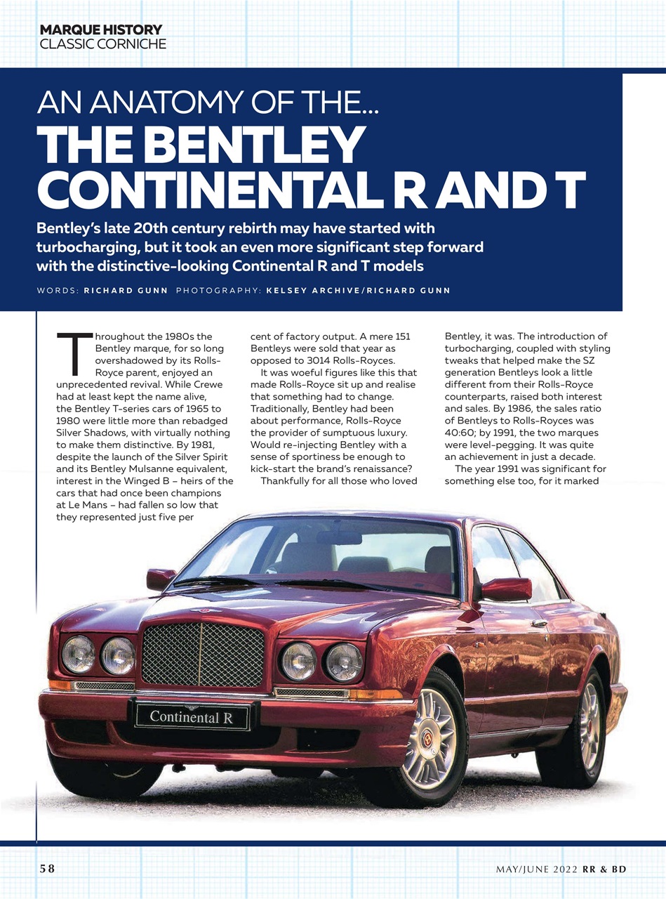 Rolls-Royce & Bentley Driver Magazine - Issue 30 - May/June 2022 Back Issue