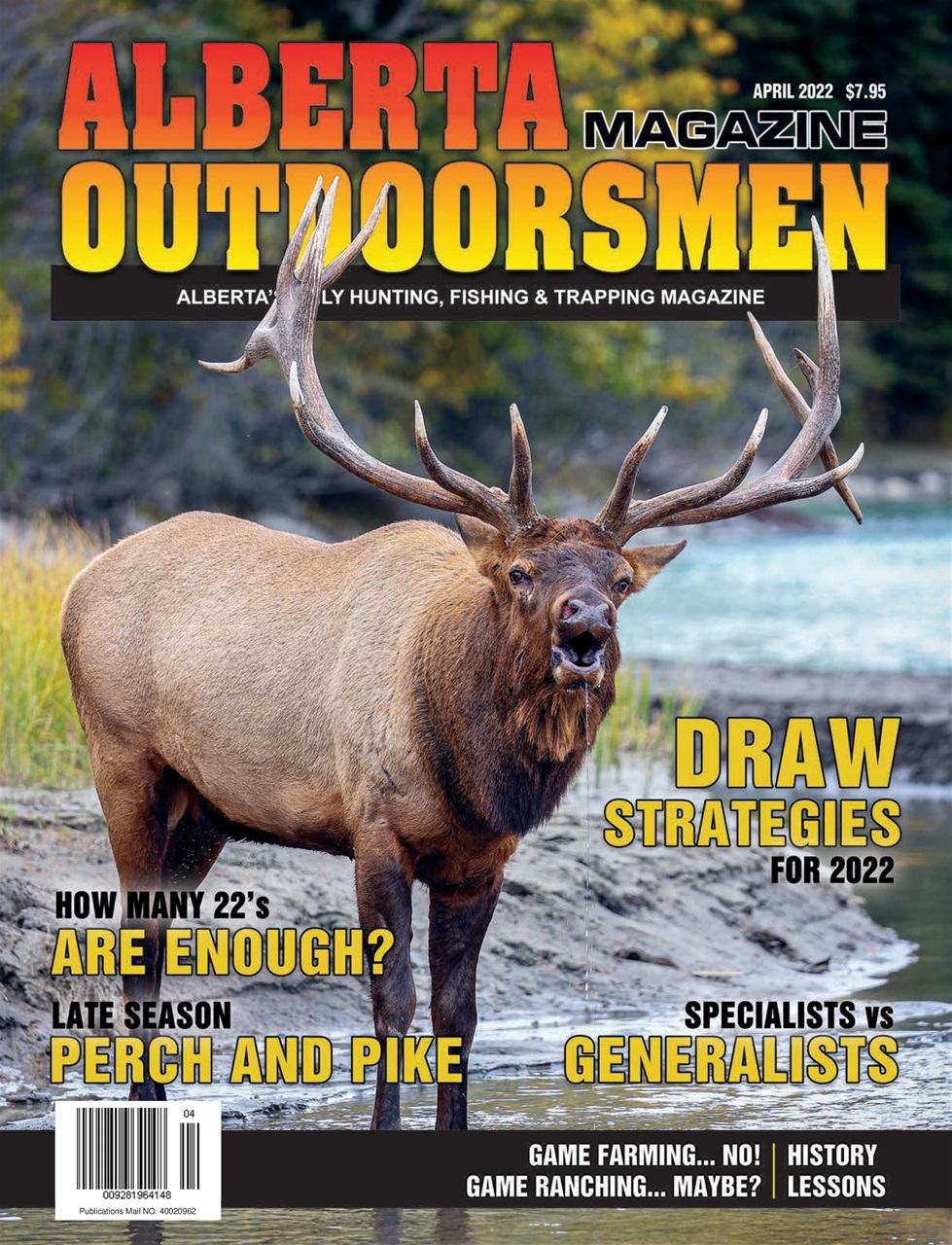 Alberta Outdoorsmen Magazine - Volume 23 issue 12 Back Issue