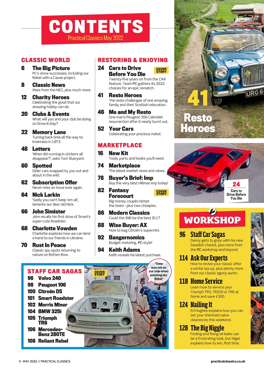 Practical Classics Magazine - May 22 Back Issue