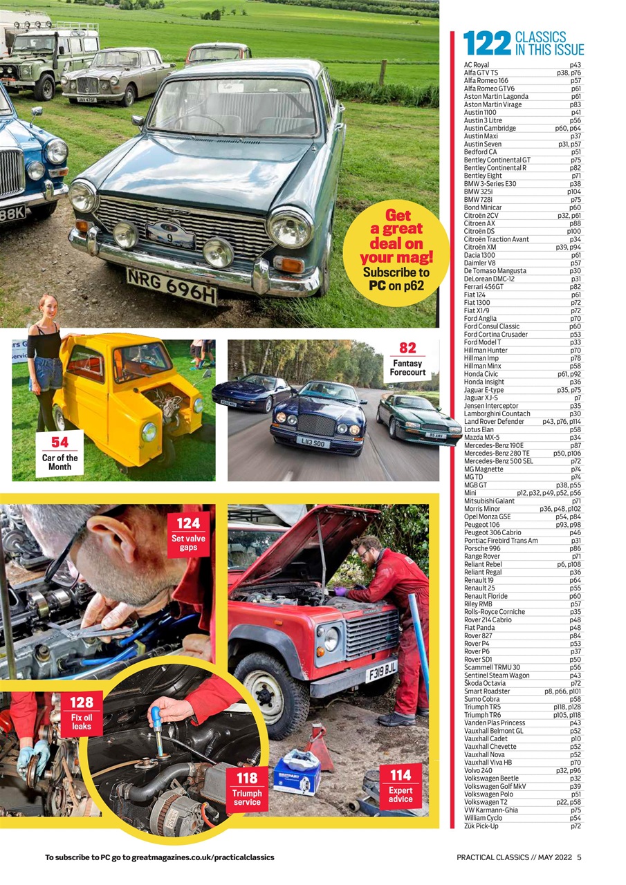 Practical Classics Magazine - May 22 Back Issue