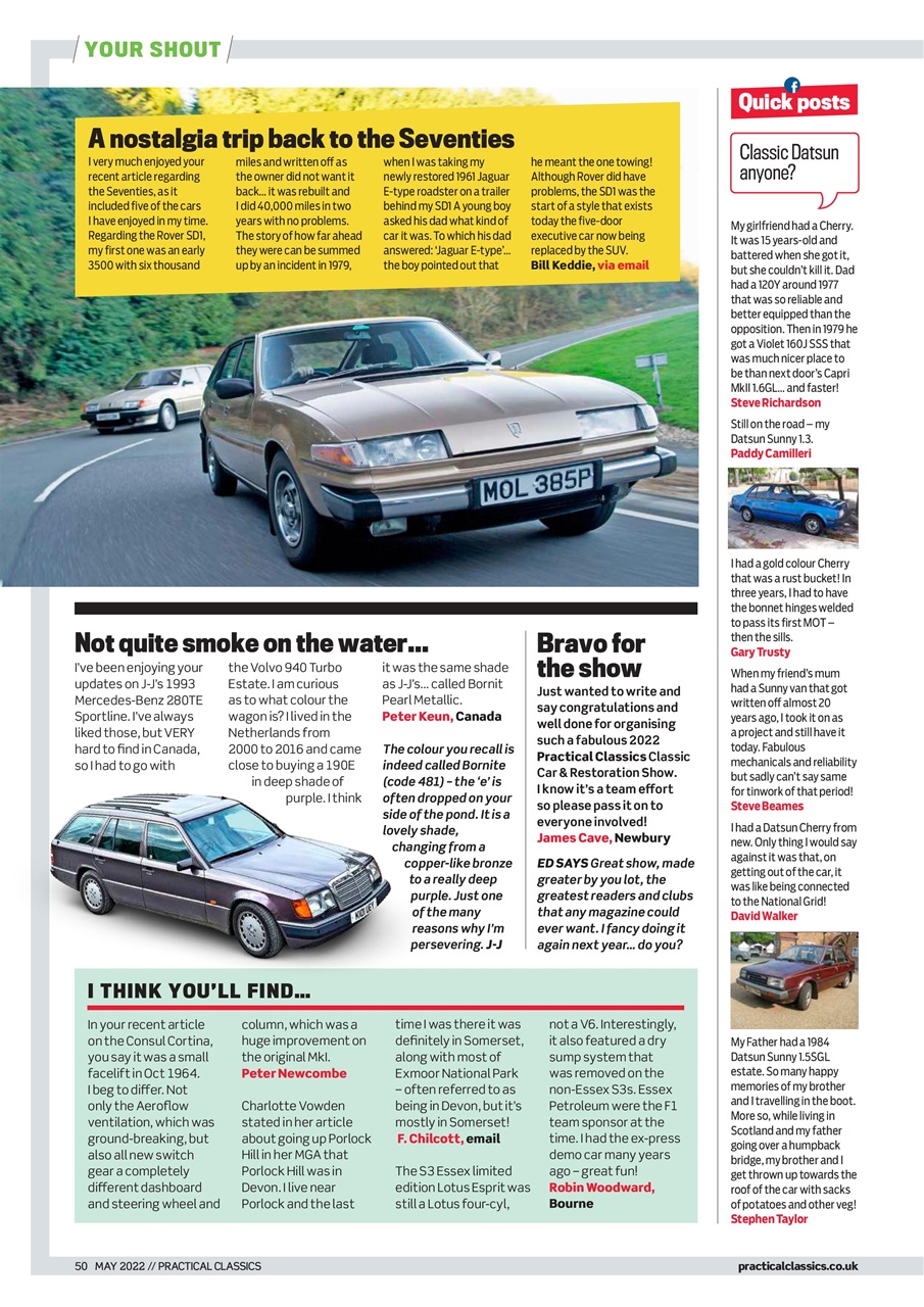 Practical Classics Magazine - May 22 Back Issue