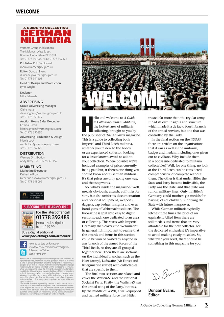 Iron Cross Magazine - A Guide to Collecting German Militaria Special Issue