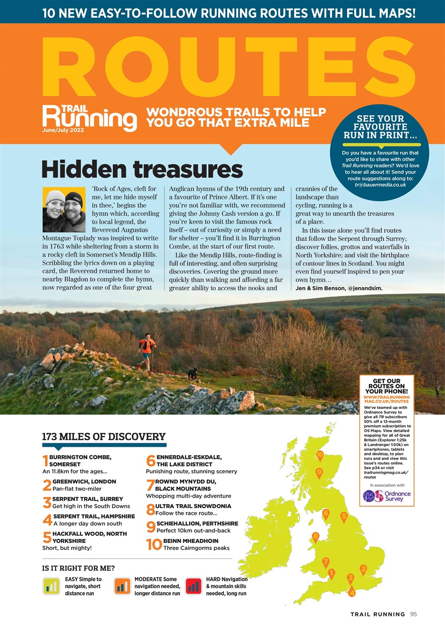 Trail Running Magazine - June/July 2022 Subscriptions | Pocketmags