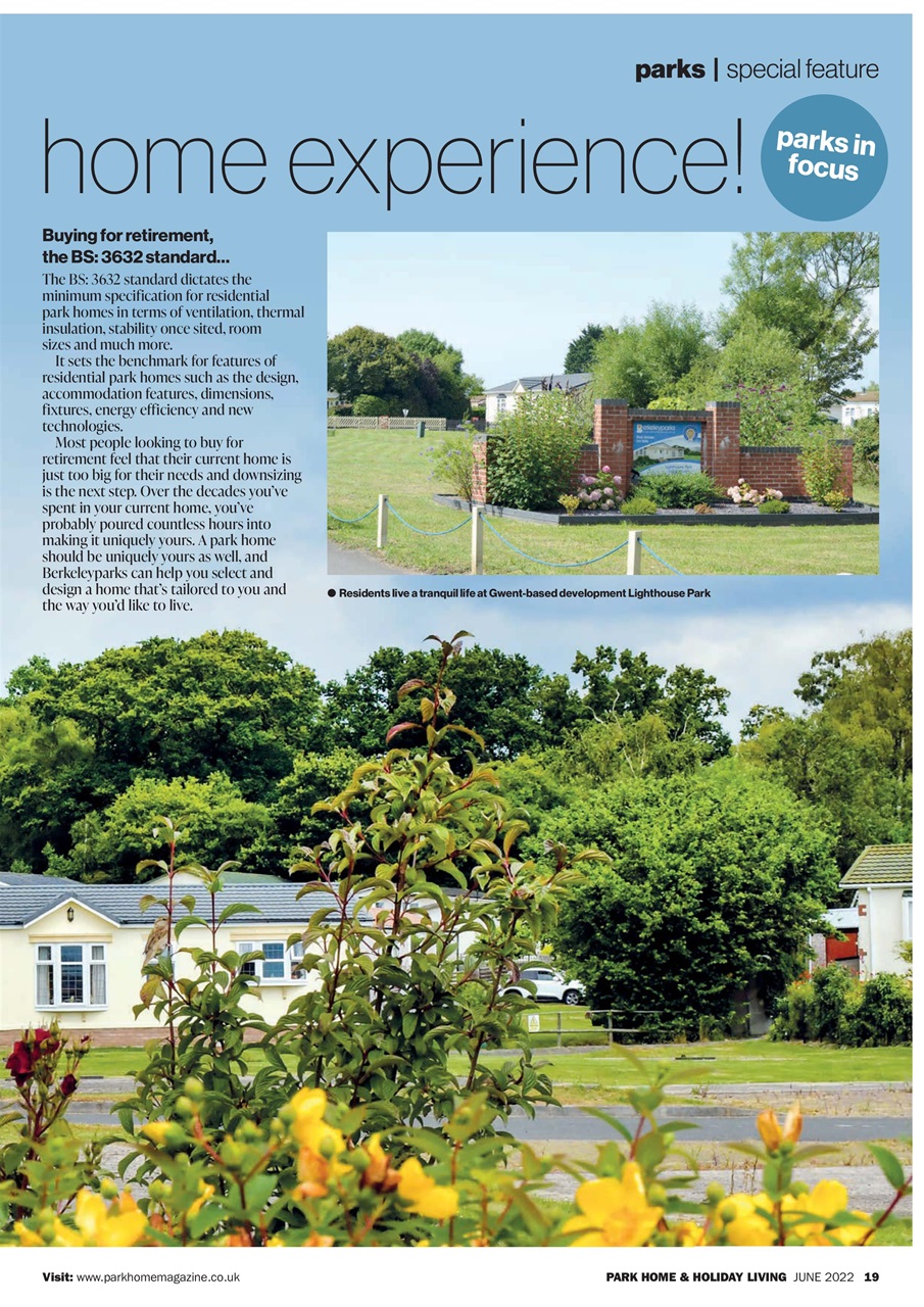 Park Home & Holiday Living Magazine - Jun-22 Back Issue