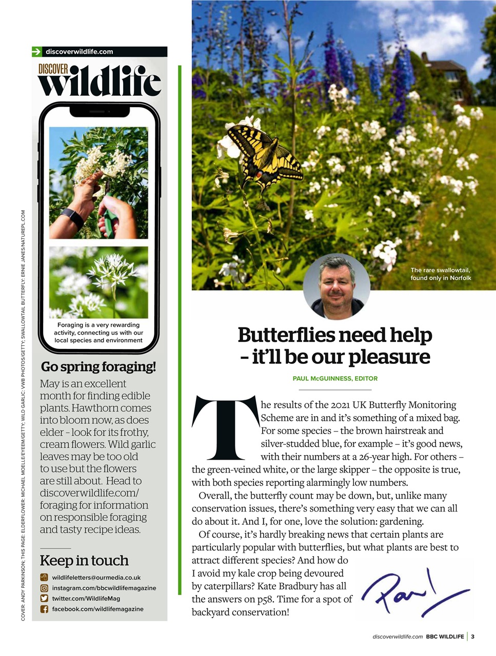 BBC Wildlife Magazine - May-22 Back Issue