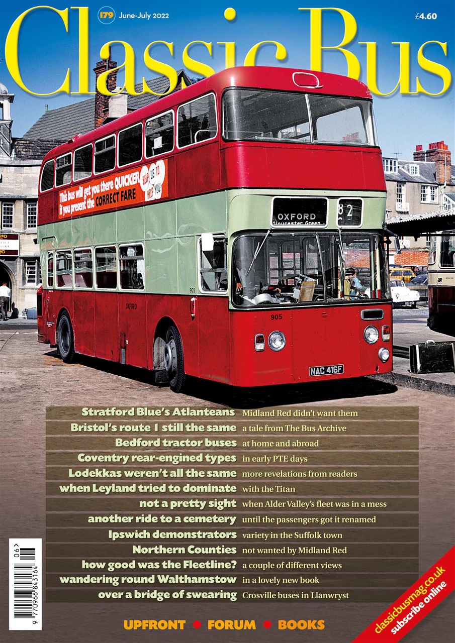 Classic Bus Magazine - Jun/Jul 2022 (179) Back Issue