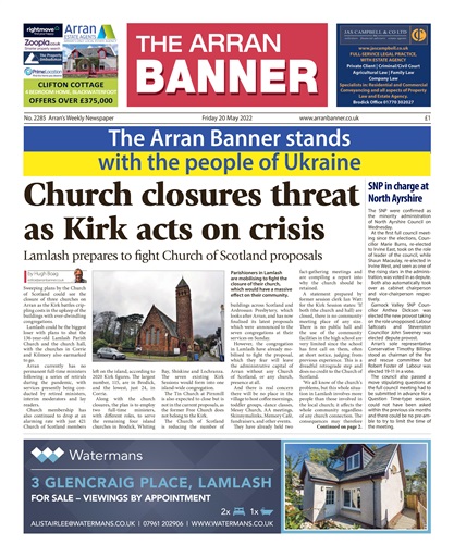 Arran Banner Magazine - 20/05/2022 Back Issue