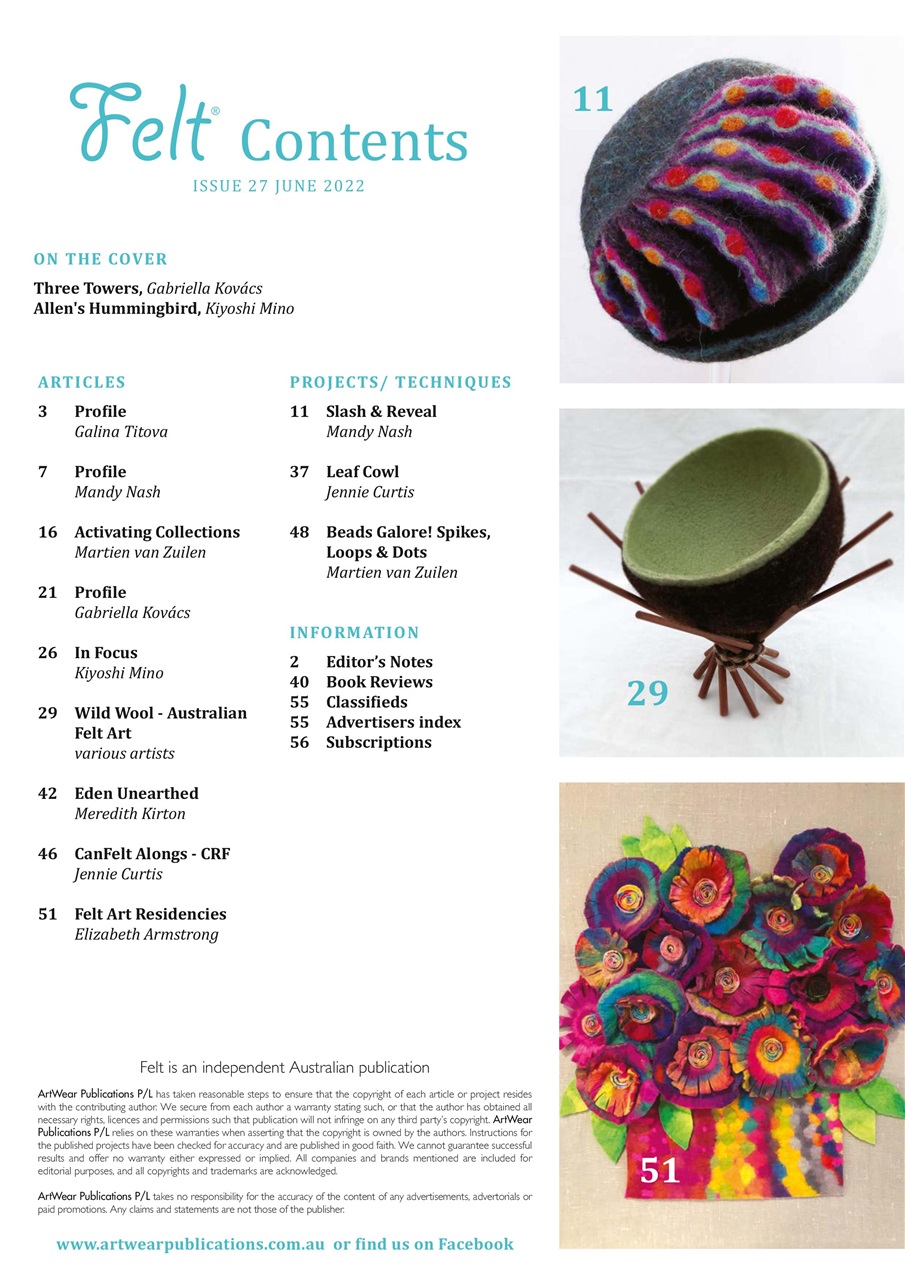 Felt Magazine - Felt Issue 27 Subscriptions | Pocketmags