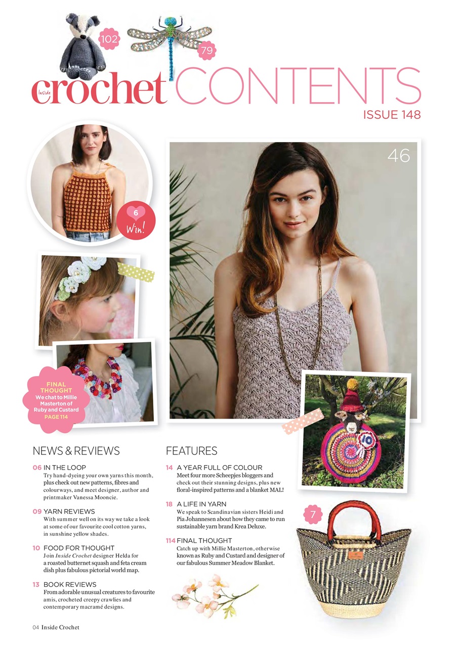 Inside Crochet Magazine - Issue 148 Subscriptions | Pocketmags