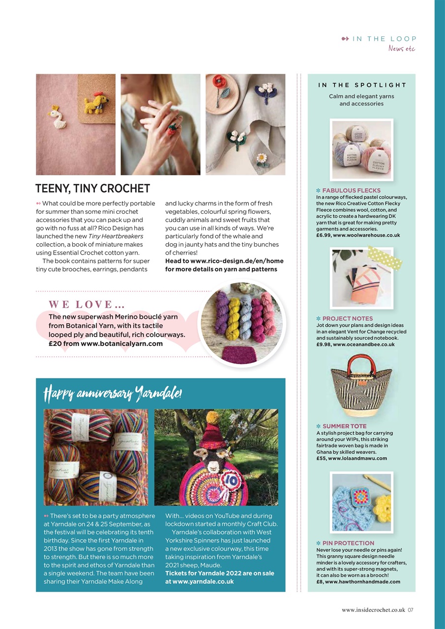 Inside Crochet Magazine - Issue 148 Subscriptions | Pocketmags