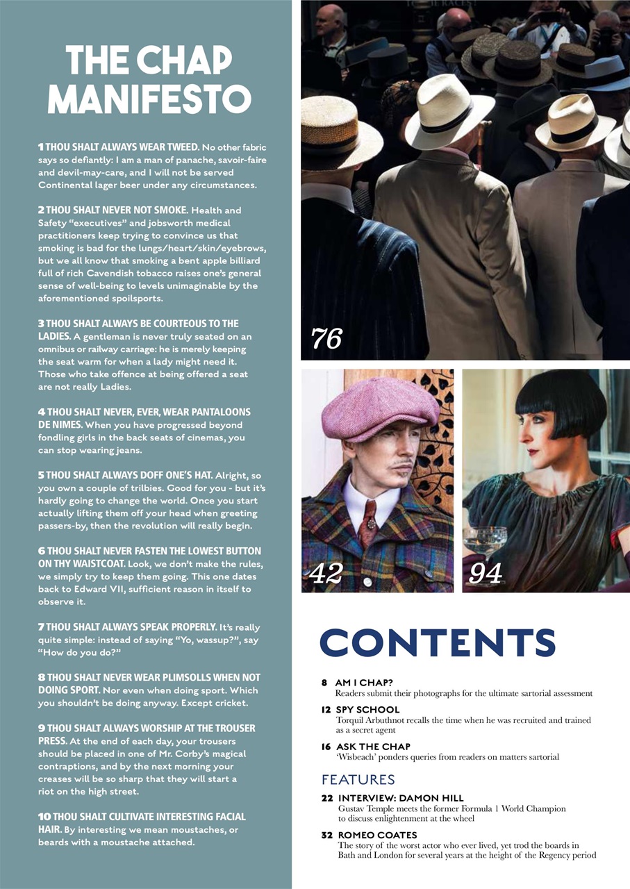 Chap Magazine - The Chap 112 Subscriptions | Pocketmags