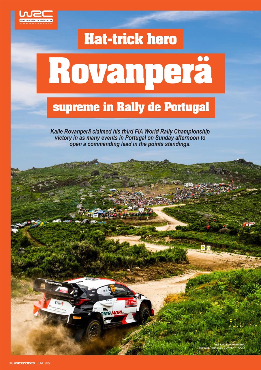 Pacenotes Rally magazine - Issue 195 - JUN 2022 Back Issue