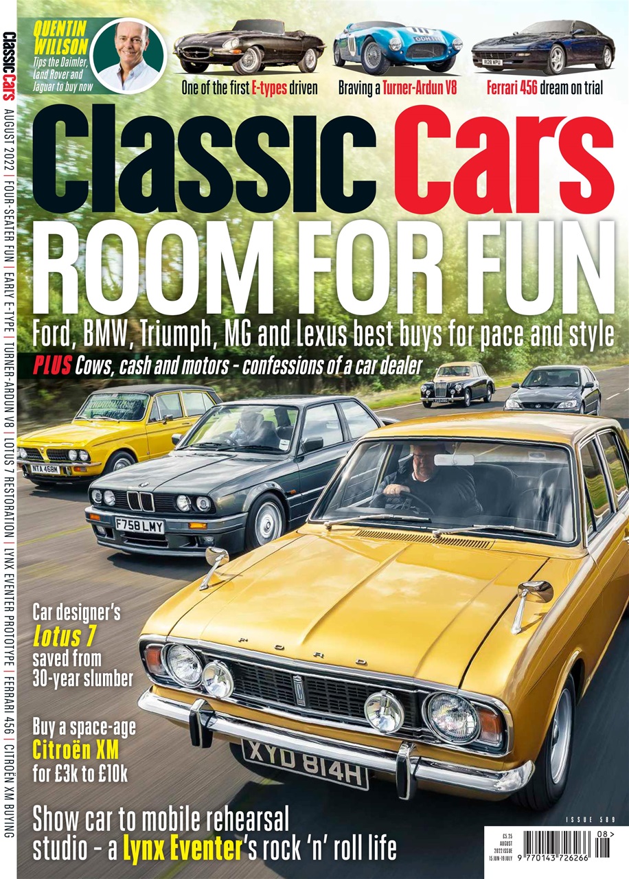 Classic Cars Magazine - Aug-22 Subscriptions | Pocketmags