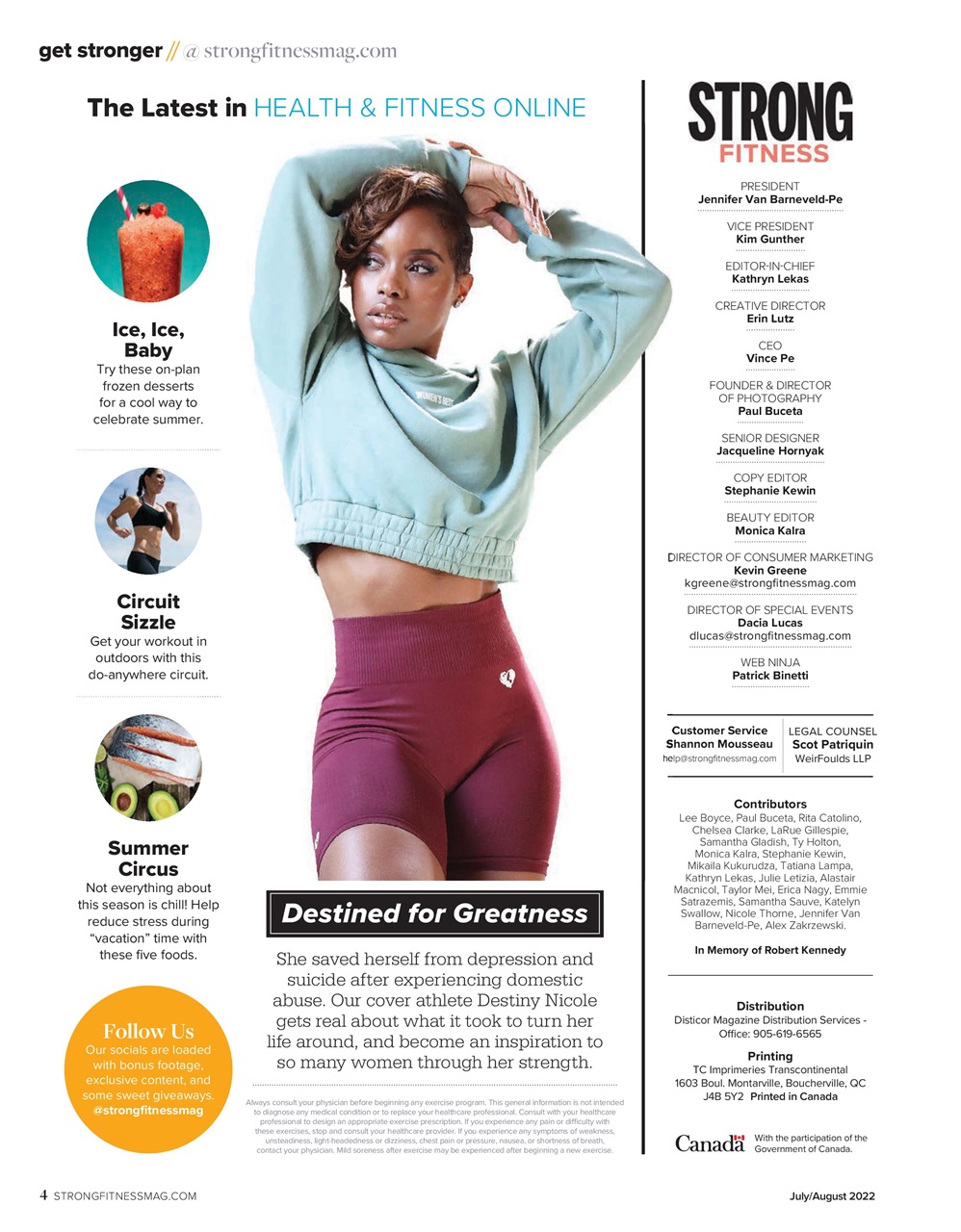 Strong Fitness Magazine - July/Aug 2022 Subscriptions | Pocketmags