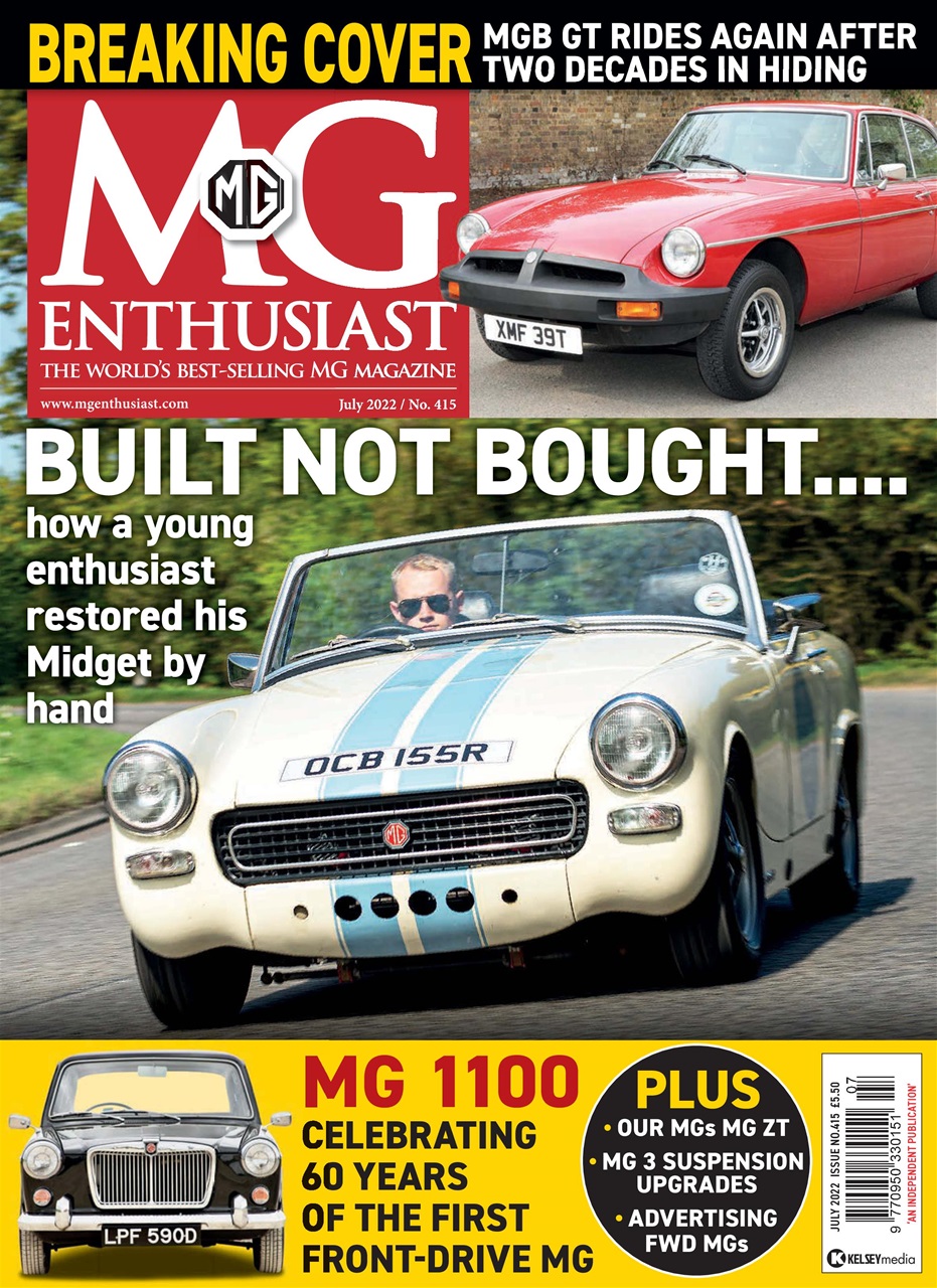 MG Enthusiast Magazine - Jul-22 Back Issue