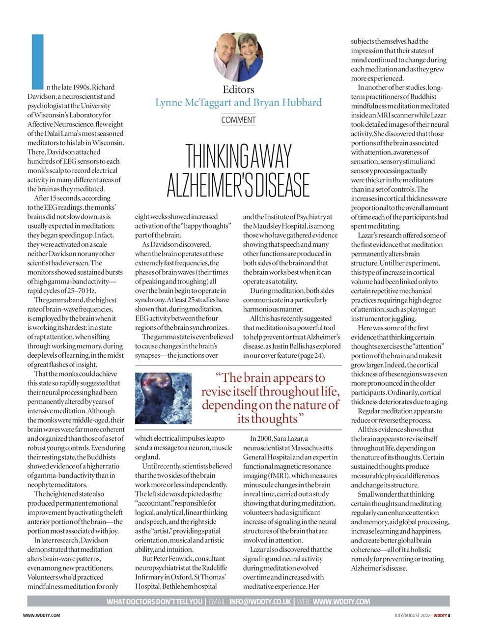 What Doctors Don't Tell You Magazine - August 2022 Subscriptions ...