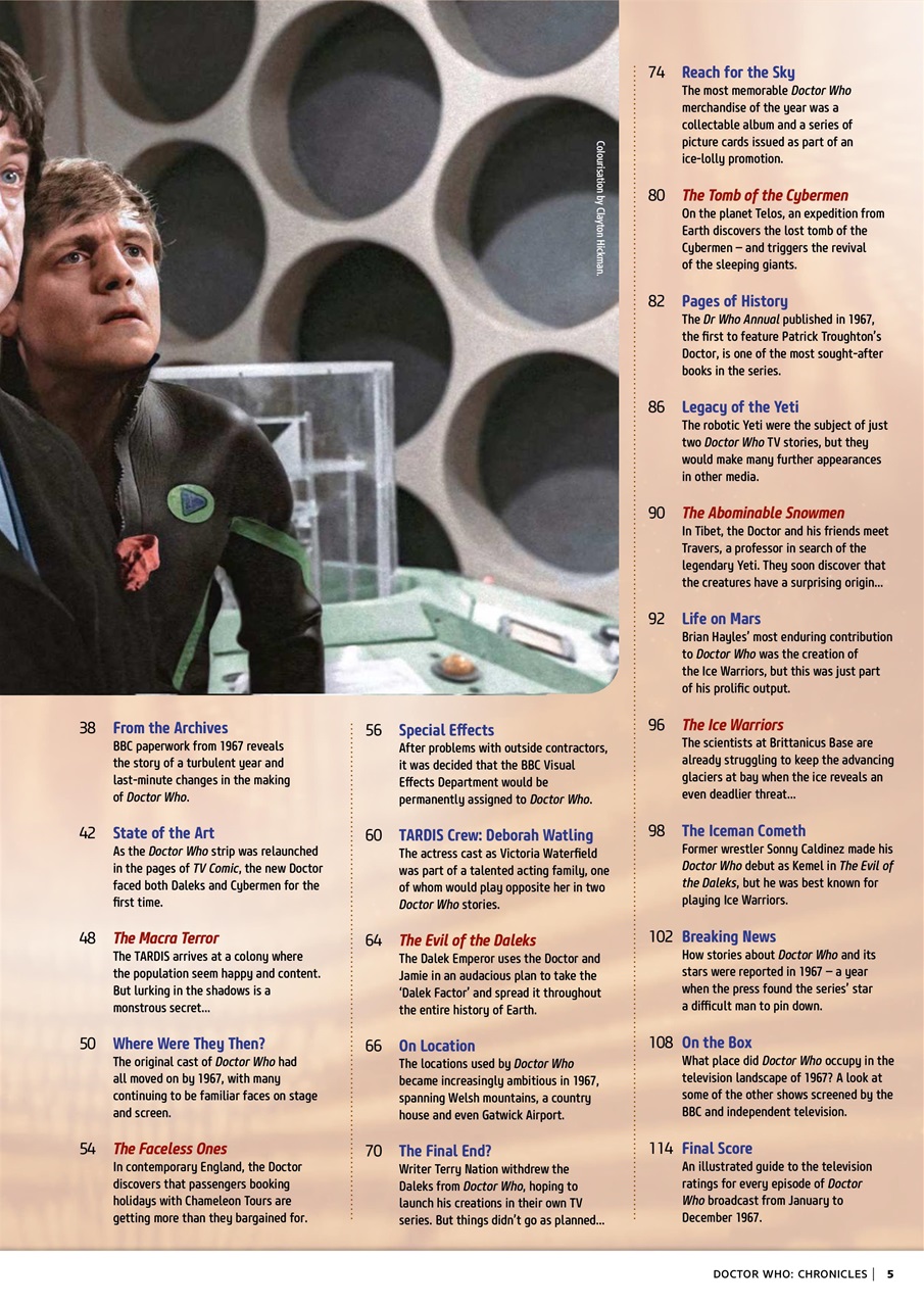 Doctor Who Magazine - Chronicles 1967 Special Issue
