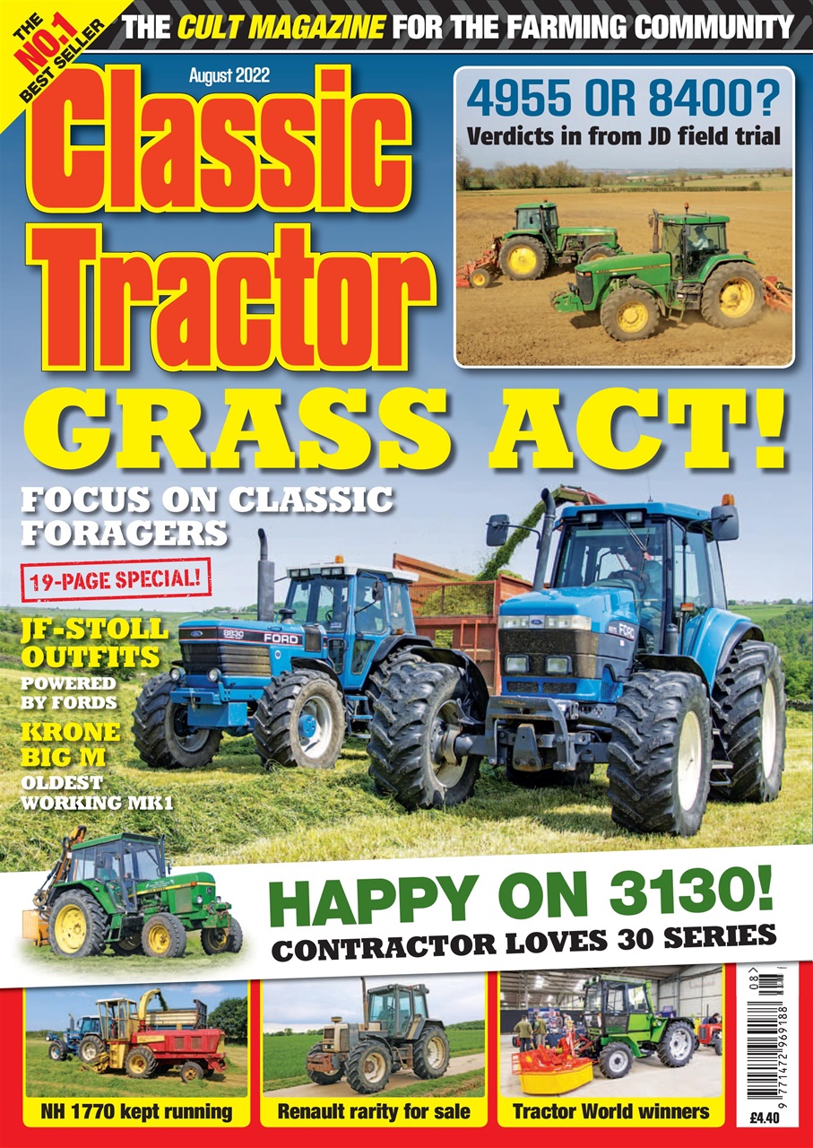 Classic Tractor Magazine - August 2022 Subscriptions | Pocketmags