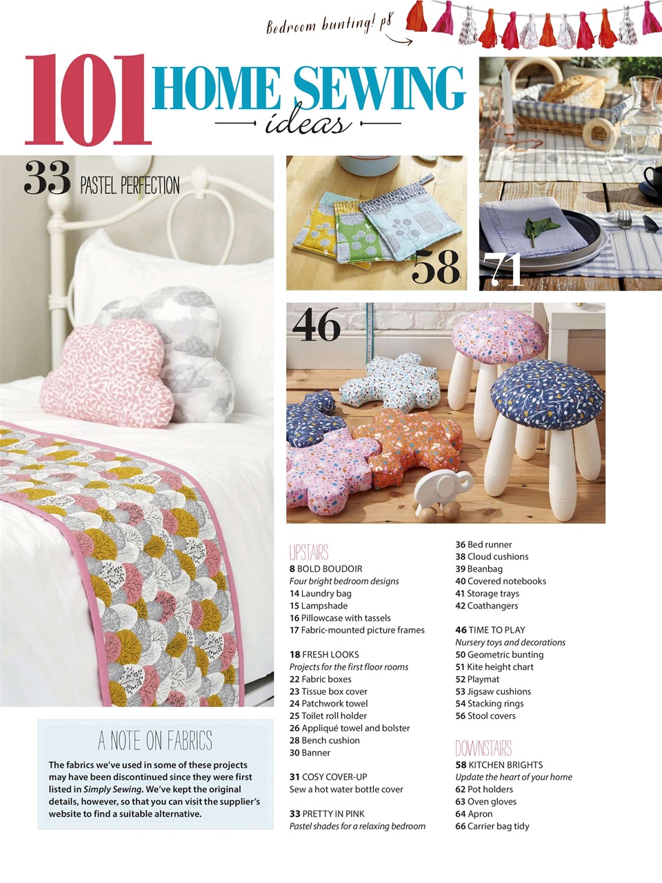 Simply Sewing Magazine - 101 Home Sewing Ideas Special Issue