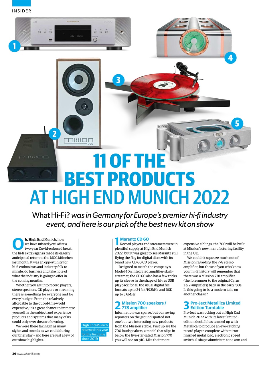 What HiFi Magazine - August 2022 Subscriptions | Pocketmags