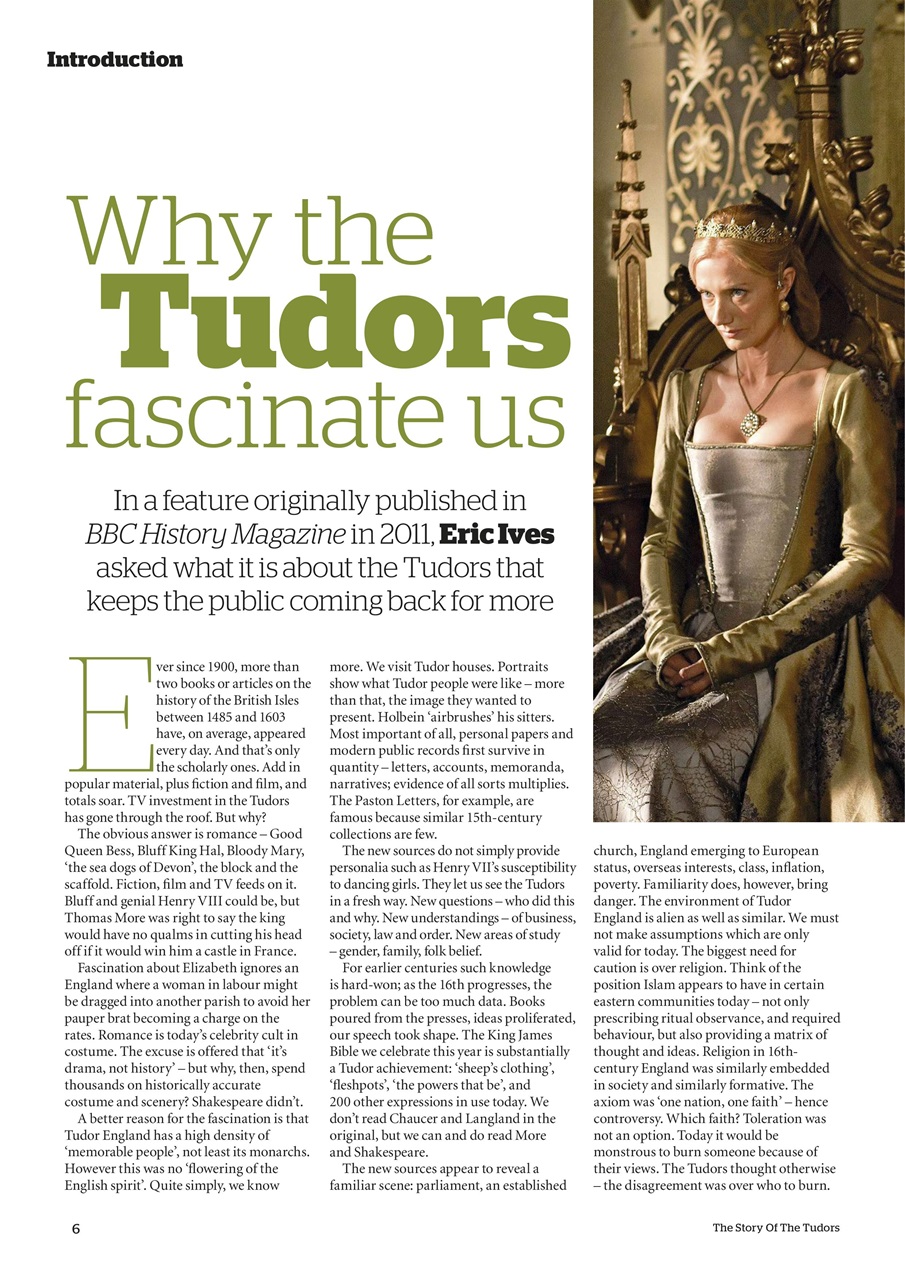 BBC History Magazine - The Story Of The Tudors Special Issue