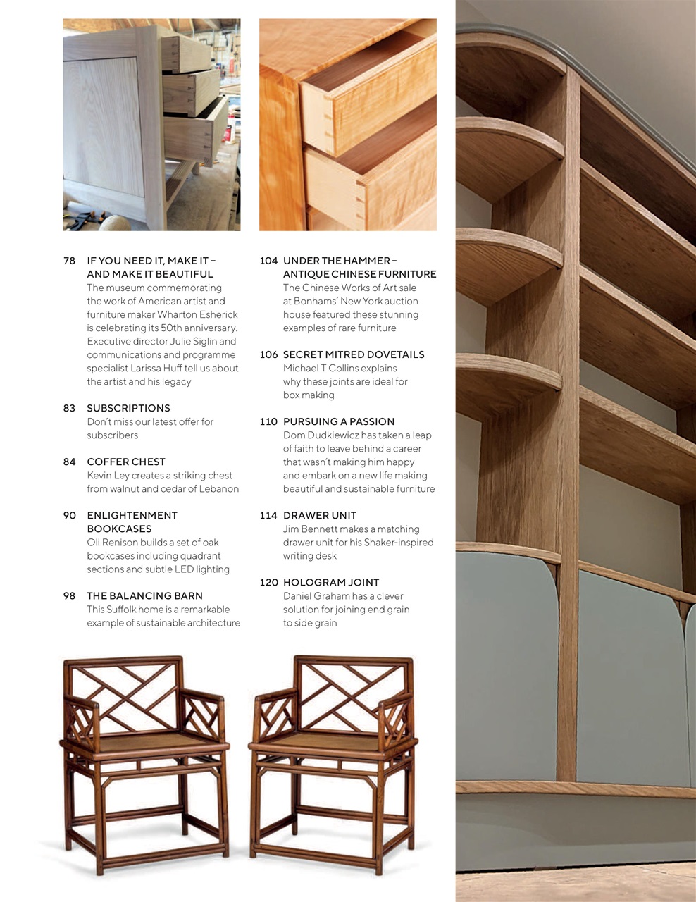 Furniture & Cabinetmaking Magazine - Issue 306 Subscriptions | Pocketmags