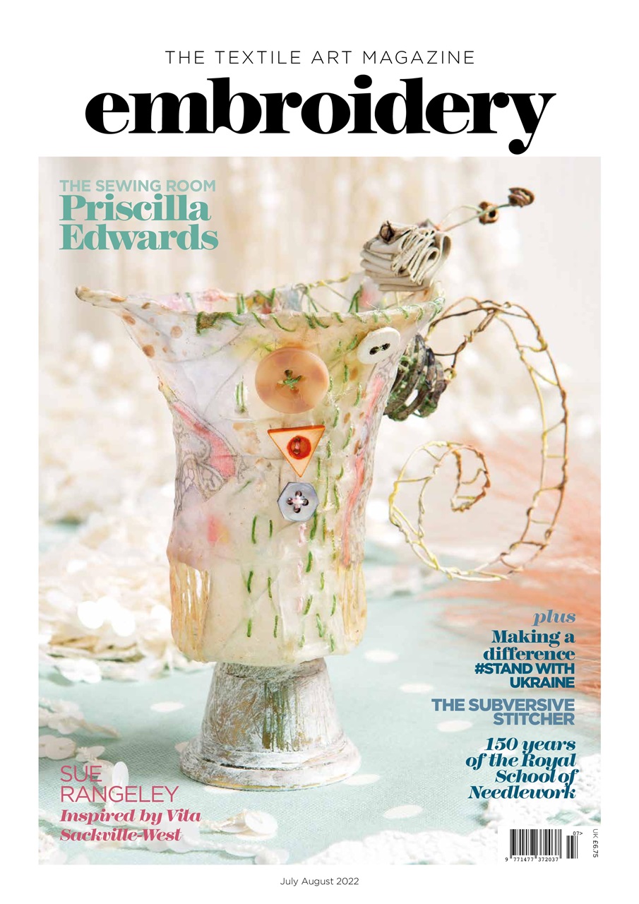 Embroidery Magazine - Jul/Aug 2022 Subscriptions | Pocketmags