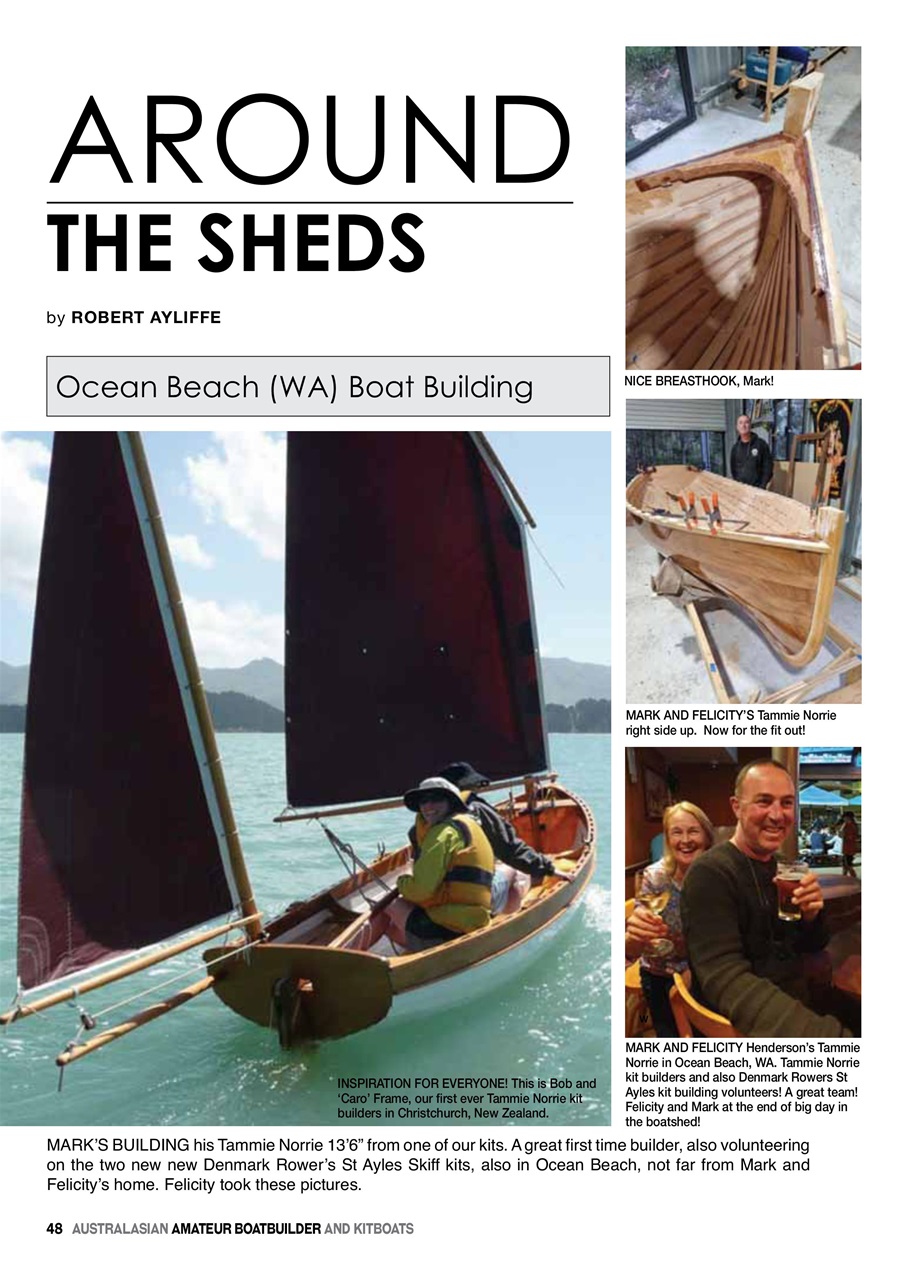 Australian Amateur Boat Builder Magazine - AABB / KitBoats 118 Back Issue