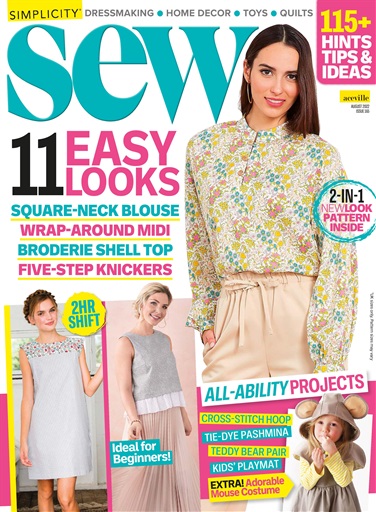Sew Magazine - Aug-22 Back Issue