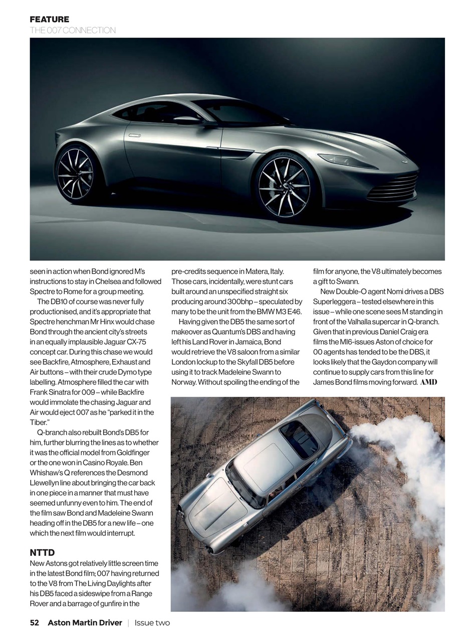 Aston Martin Driver Magazine - Issue 2 Back Issue