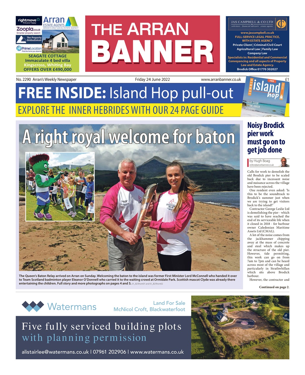 Arran Banner Magazine - 24/06/2022 Back Issue