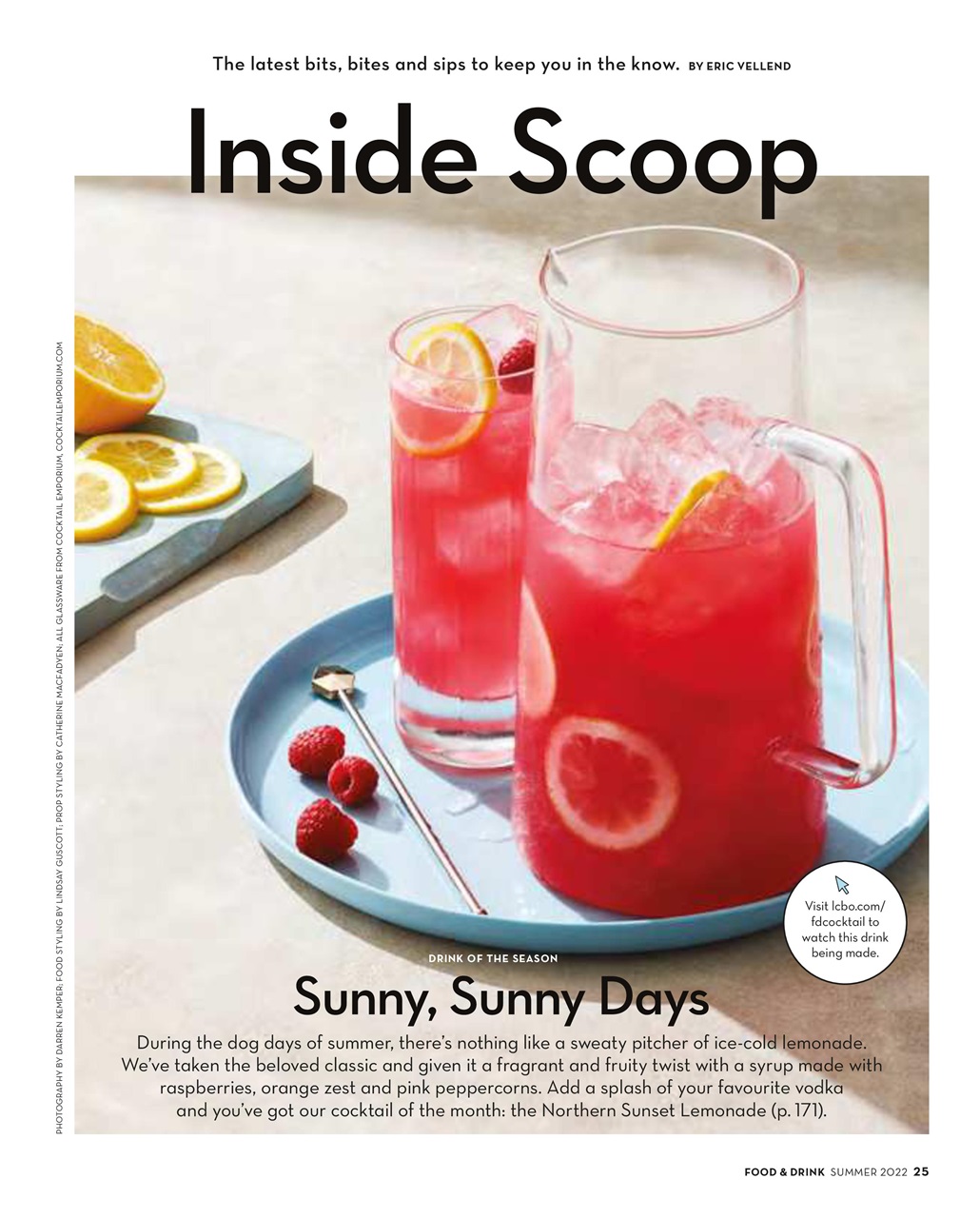 LCBO Food & Drink Magazine - Summer 2022 Subscriptions | Pocketmags