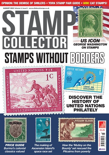 Stamp Collector Magazine - August 2022 Subscriptions | Pocketmags