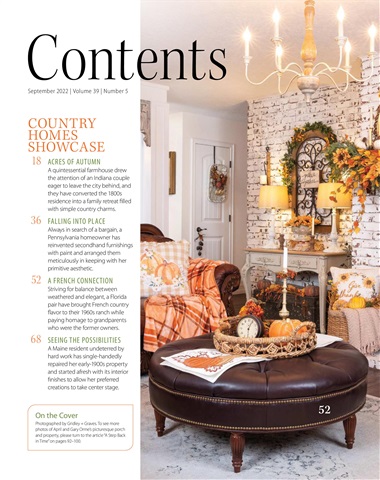 Country Sampler Magazine - September 2022 Subscriptions | Pocketmags