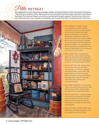 Country Sampler Magazine - September 2022 Subscriptions | Pocketmags