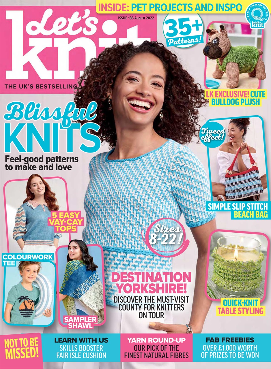 Let's Knit Magazine - Aug-22 Subscriptions | Pocketmags