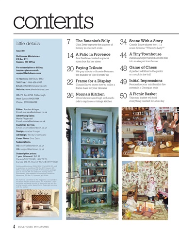 Dollhouse Miniatures Magazine - Issue 88 Subscriptions | Pocketmags