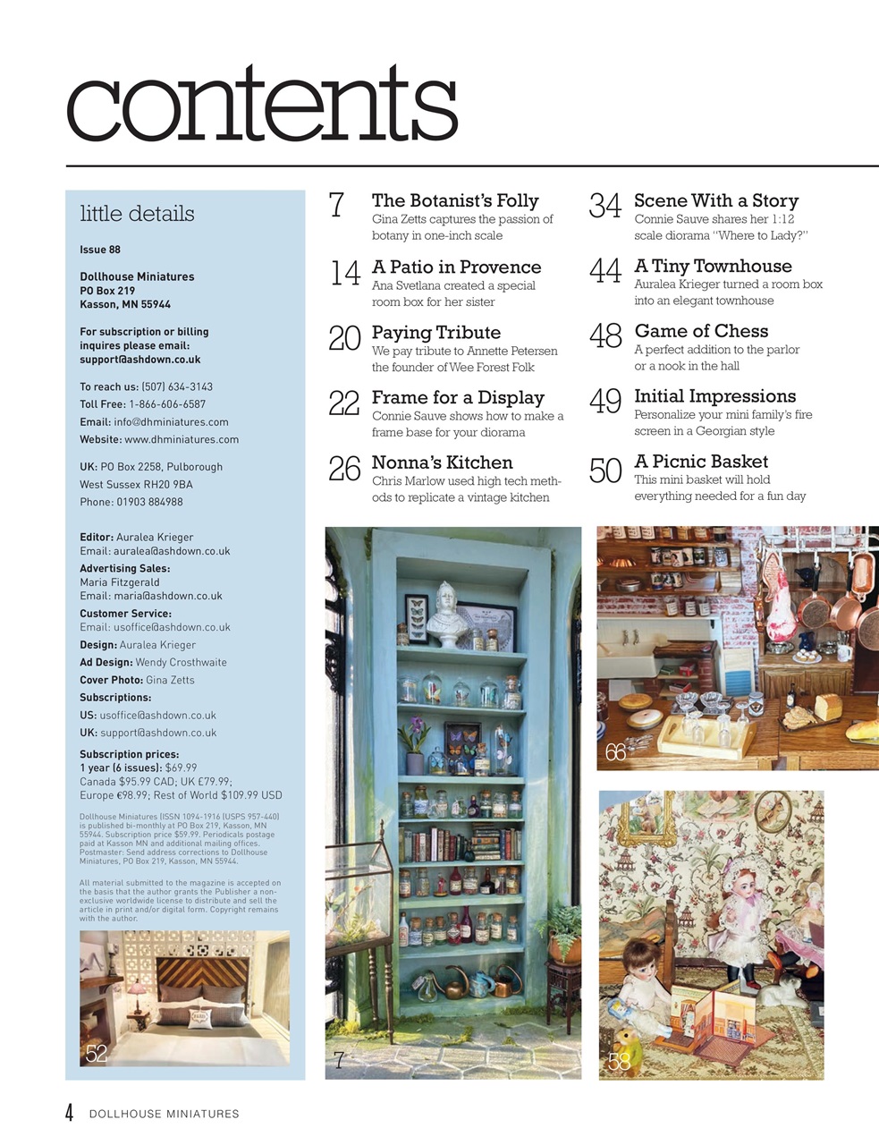 Dollhouse Miniatures Magazine - Issue 88 Subscriptions | Pocketmags