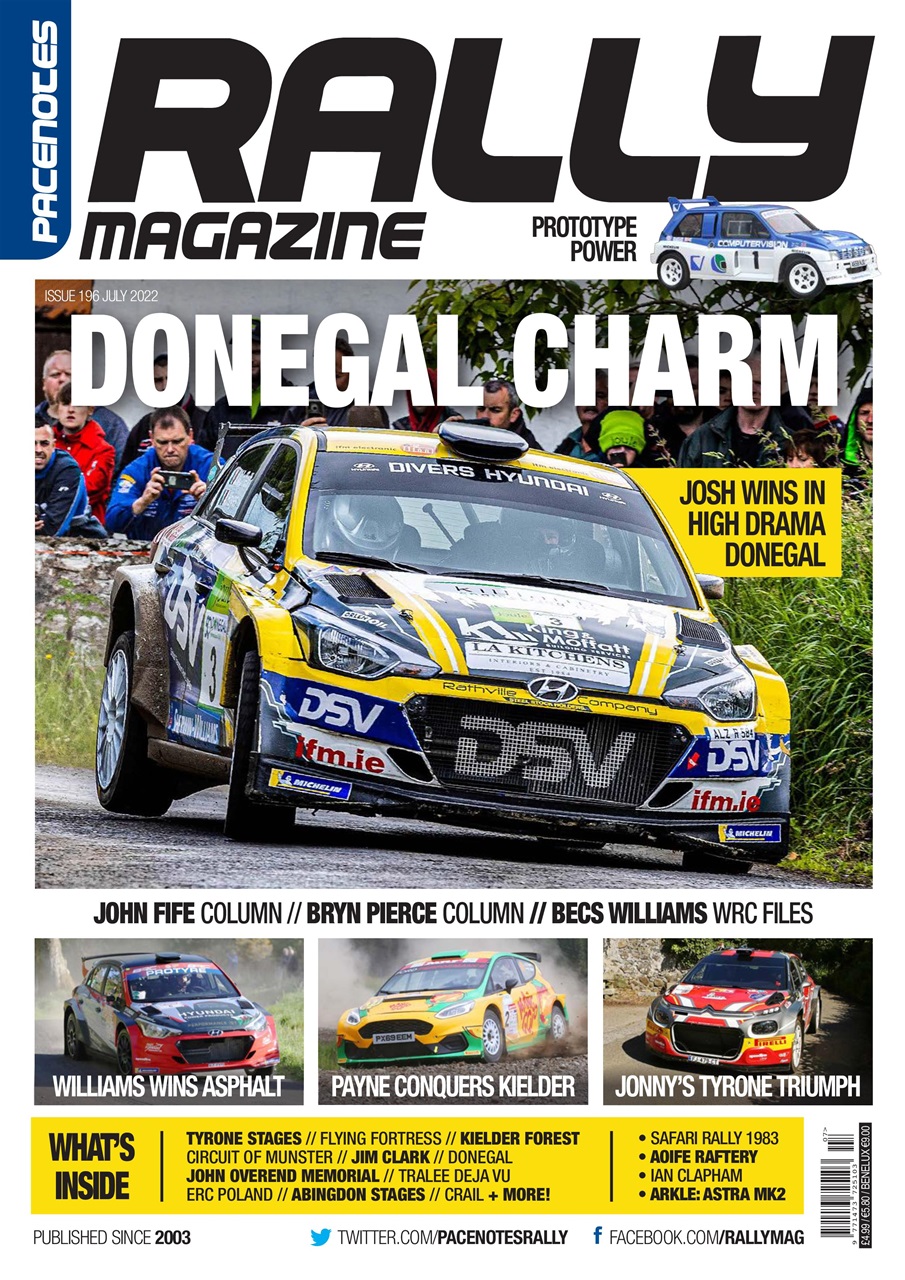 Pacenotes Rally magazine - Issue 196 - July 22 Back Issue
