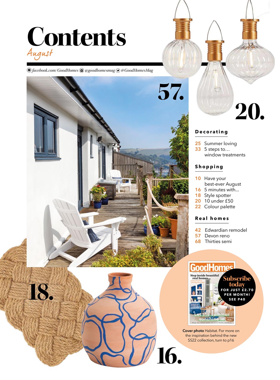 Good Homes Magazine - August 2022 Subscriptions | Pocketmags