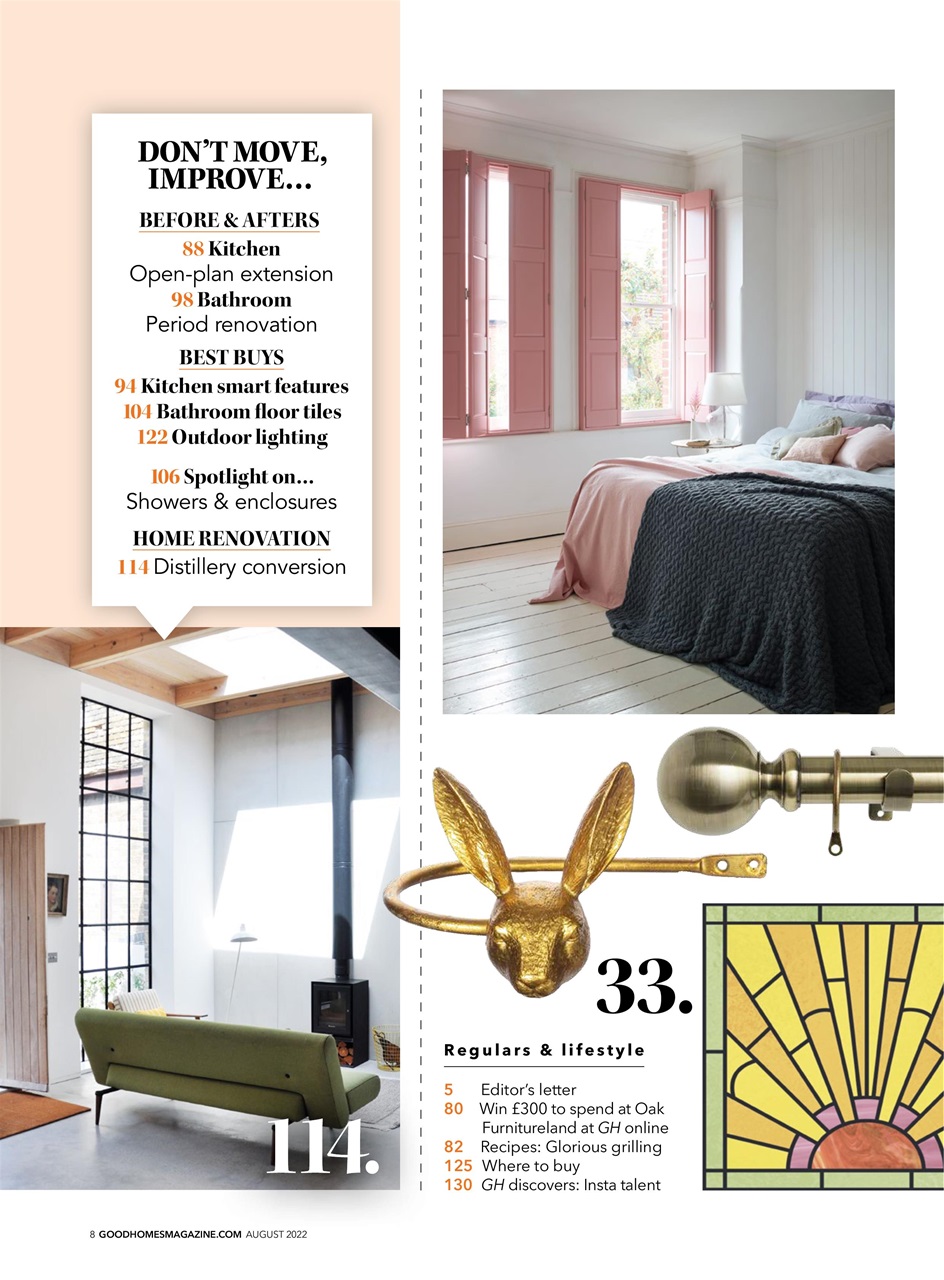 Good Homes Magazine - August 2022 Subscriptions | Pocketmags