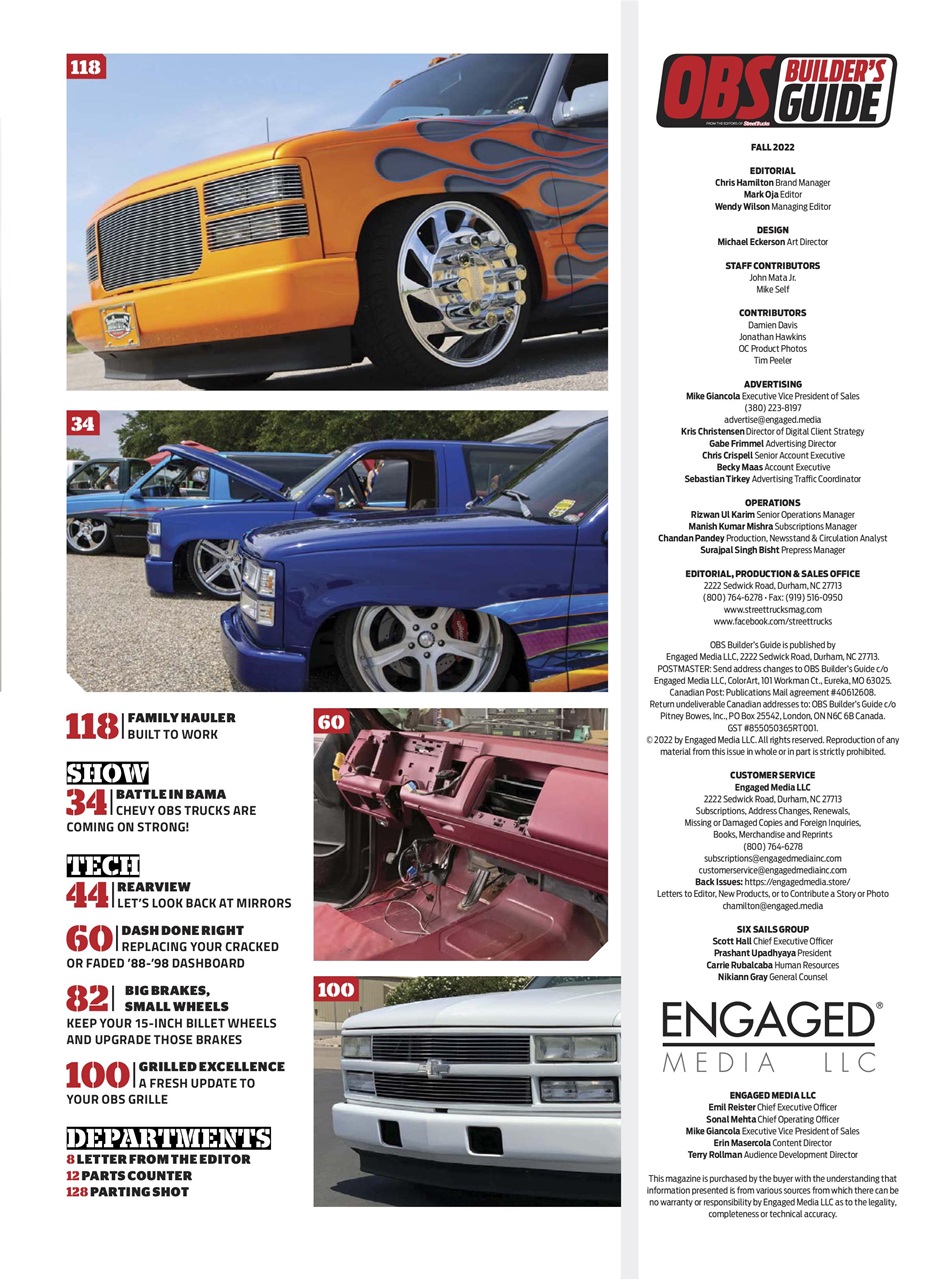 Street Trucks Magazine - OBS Builders Guide 22 Back Issue