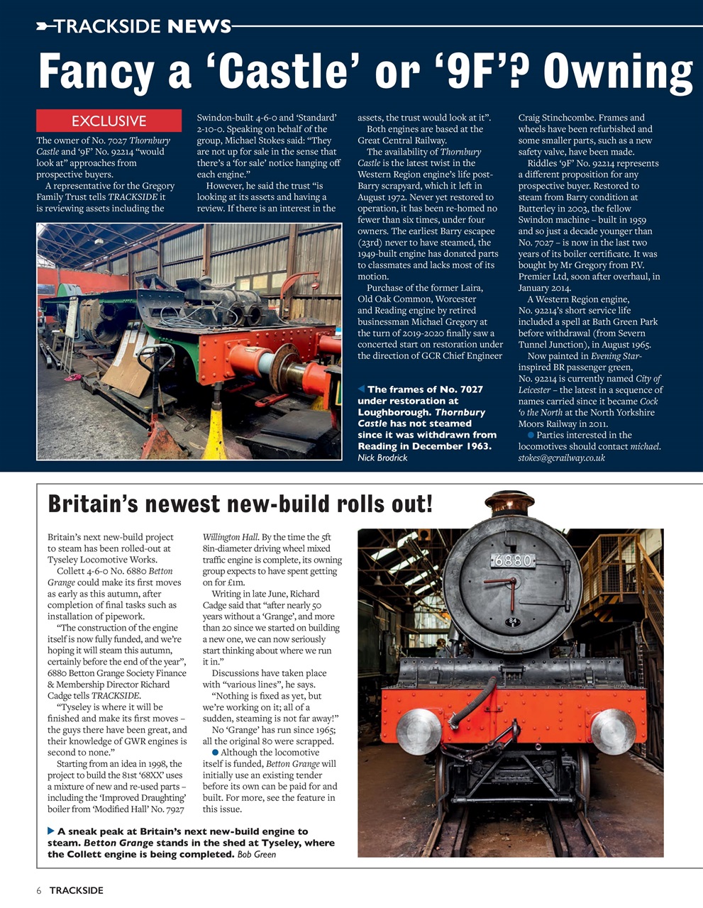 Trackside Magazine - Aug-22 Subscriptions | Pocketmags