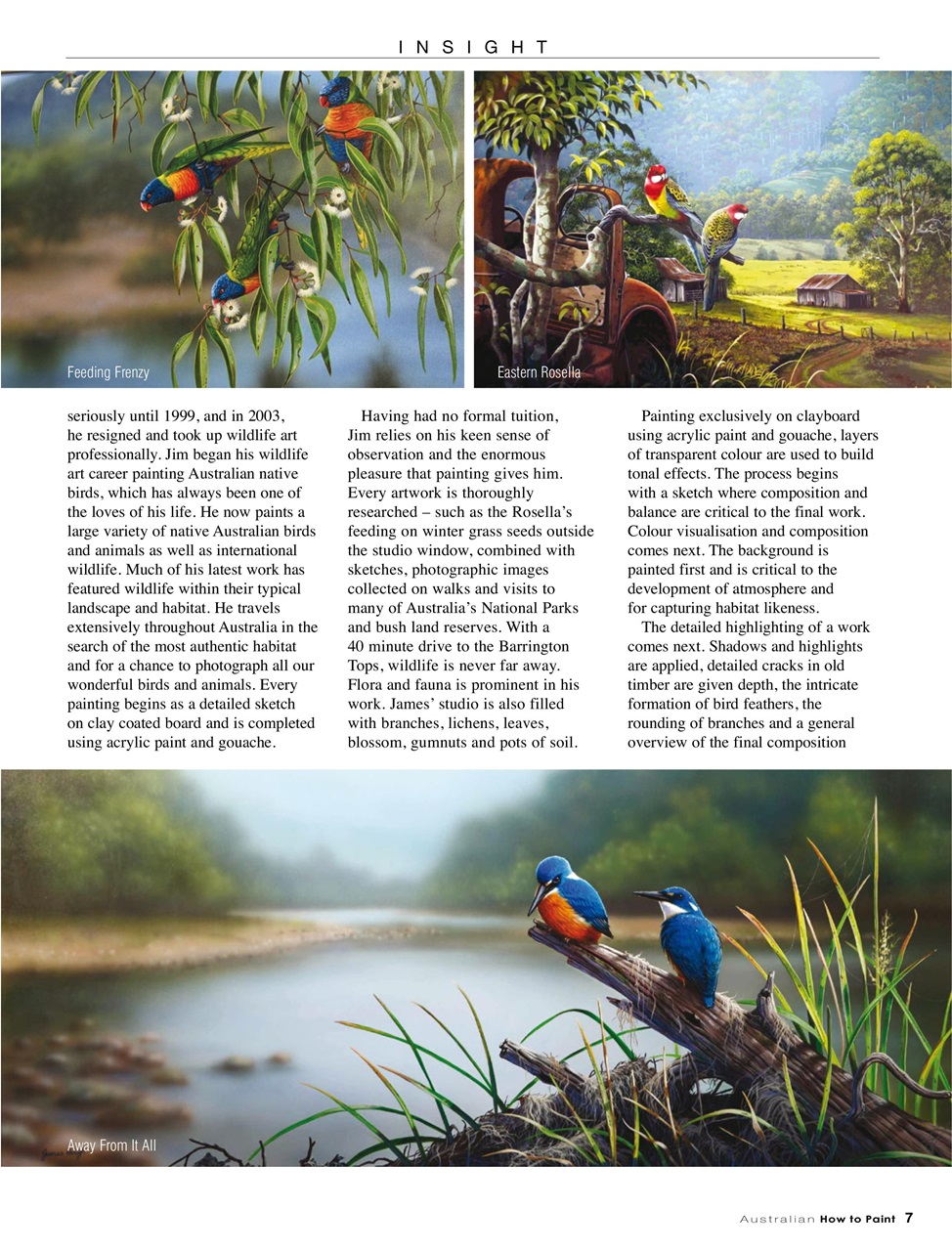 Australian How to Paint Magazine - How to Paint 42 Back Issue