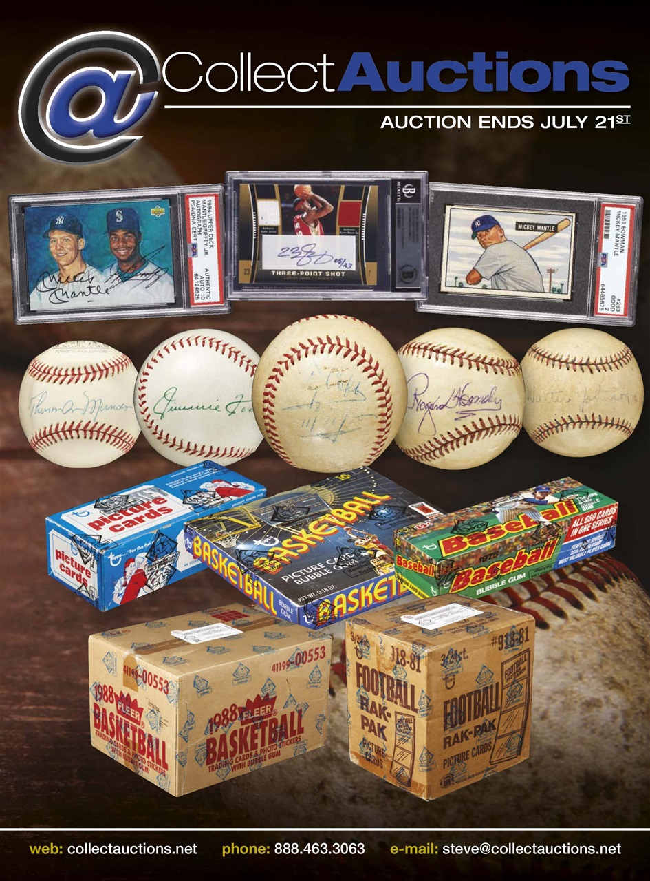 Beckett Vintage Collector Magazine - Aug/ Sep 2022 Subscriptions ...